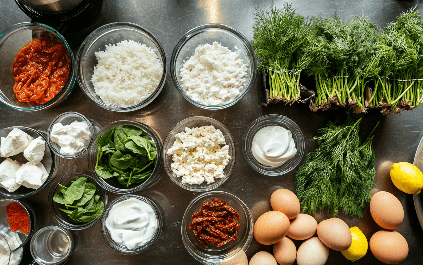 Perfect Spinach and Feta Rice Bake - Light Orange Bean