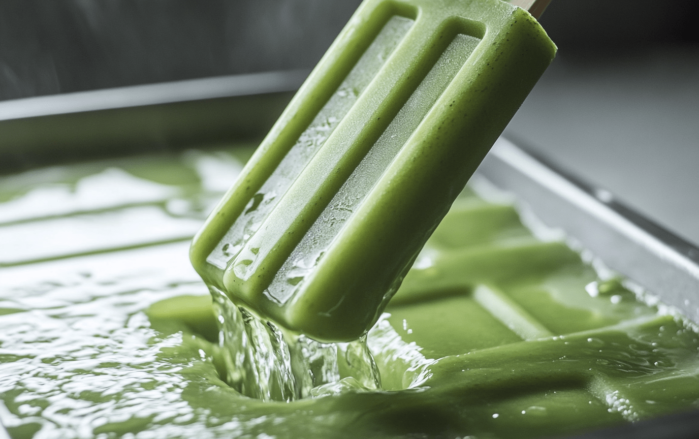 Tropical Avocado Popsicles - Light Orange Bean