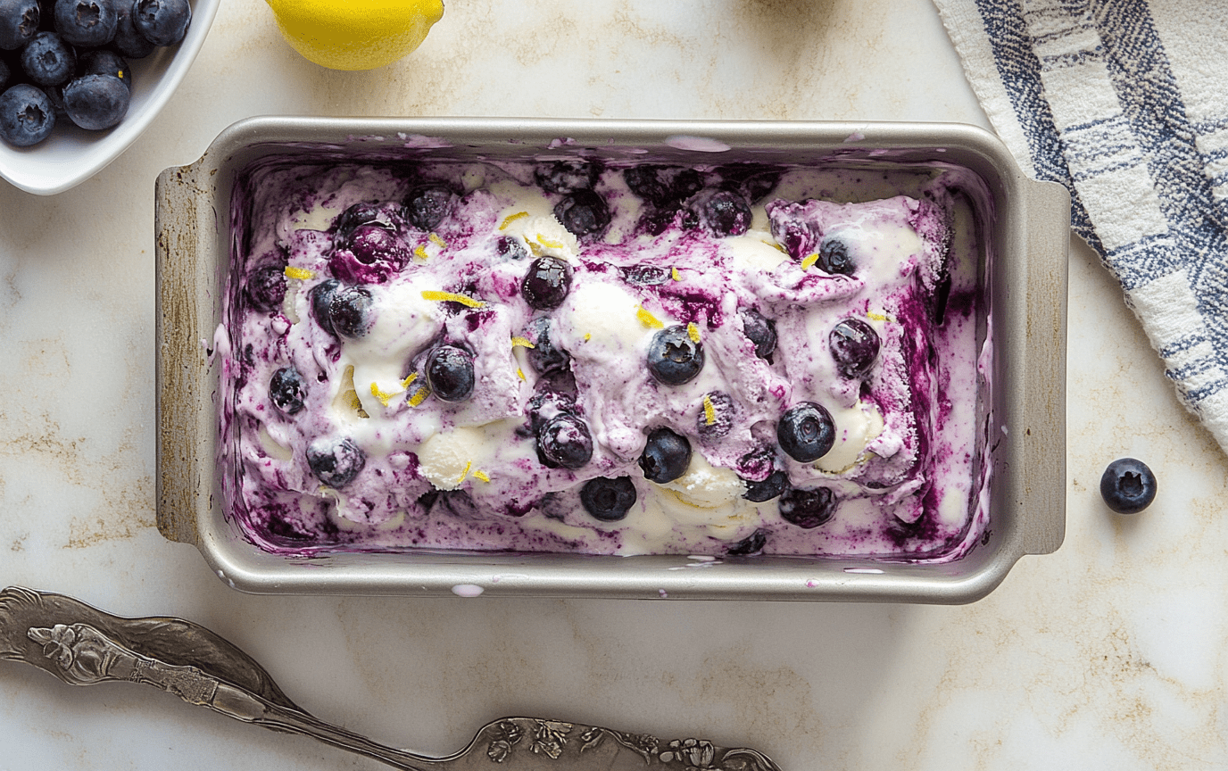 Vegan Berry Ice Cream Cake - Light Orange Bean