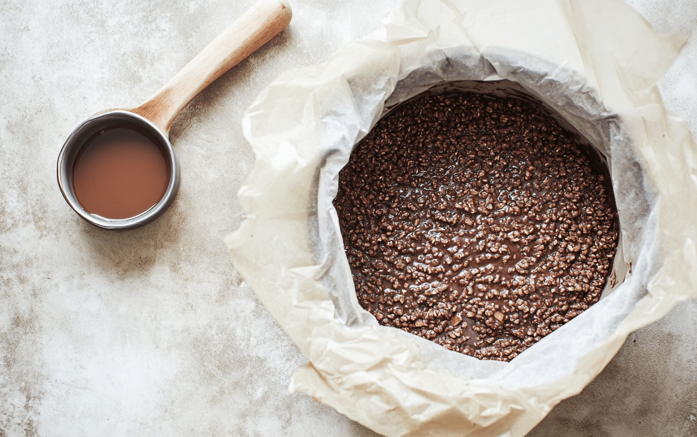 #1 Perfect Double Chocolate Crispy Frozen Bars - Light Orange Bean
