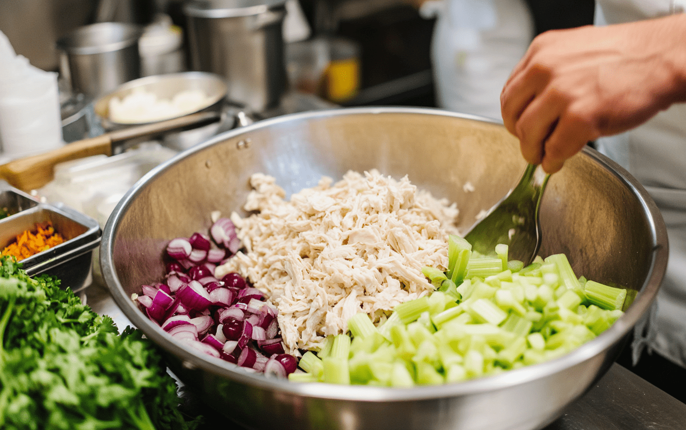 Greek Yogurt Chicken Salad - Light Orange Bean
