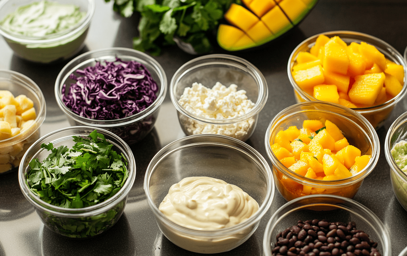 #1 Perfect Zesty Mango & Avocado Tacos - Light Orange Bean