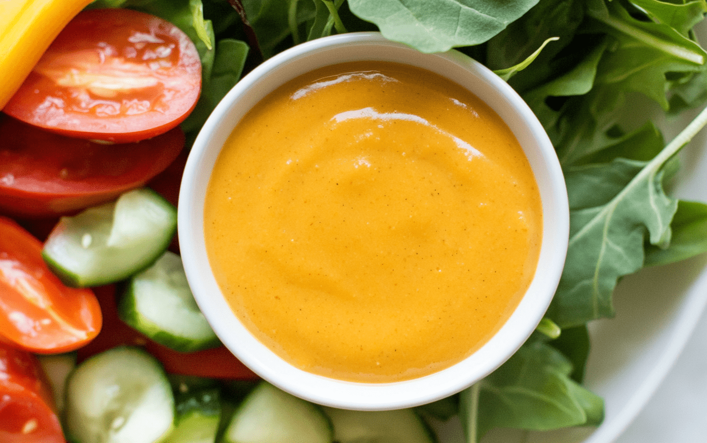 Zesty Wasabi Citrus Sauce - Light Orange Bean