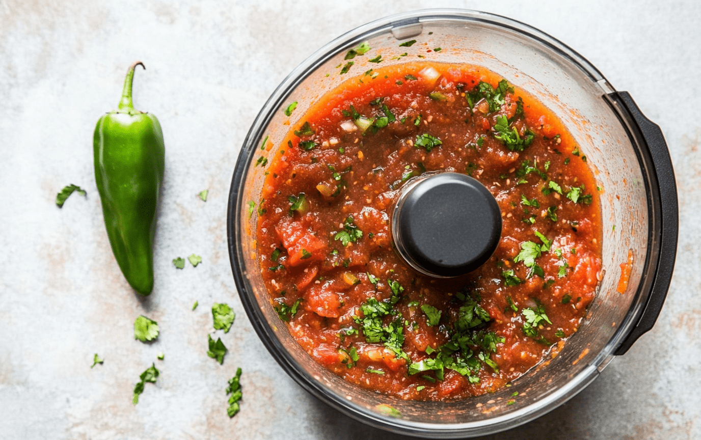 Smoky Roasted Tomato Salsa - Light Orange Bean