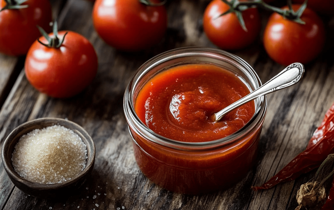 Perfect Homemade Tomato Ketchup - Light Orange Bean
