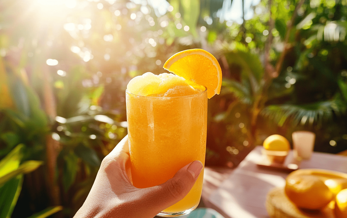 Frozen Citrus Delight - Light Orange Bean