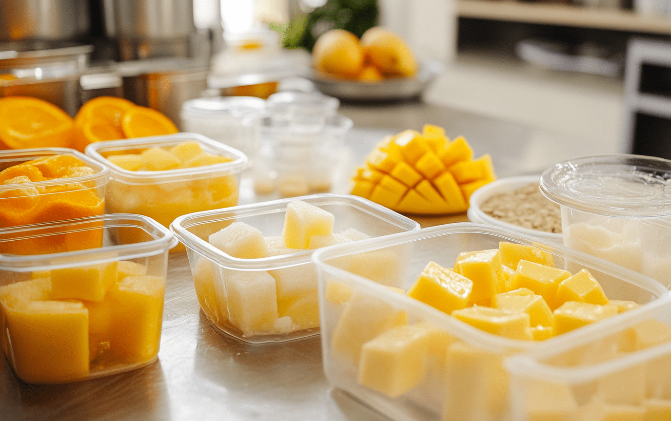 Frozen Citrus Delight - Light Orange Bean