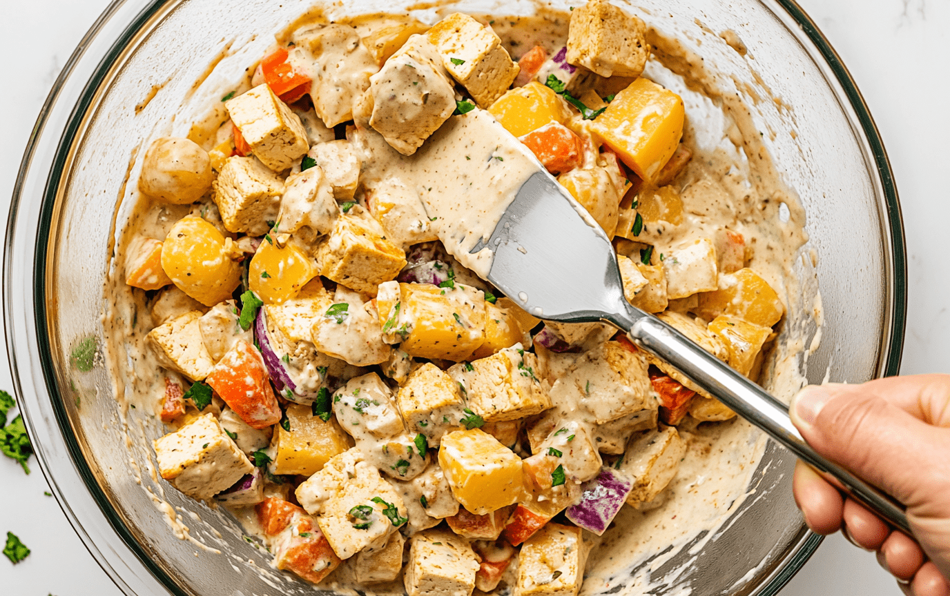 Tofu Potato Salad - Light Orange Bean