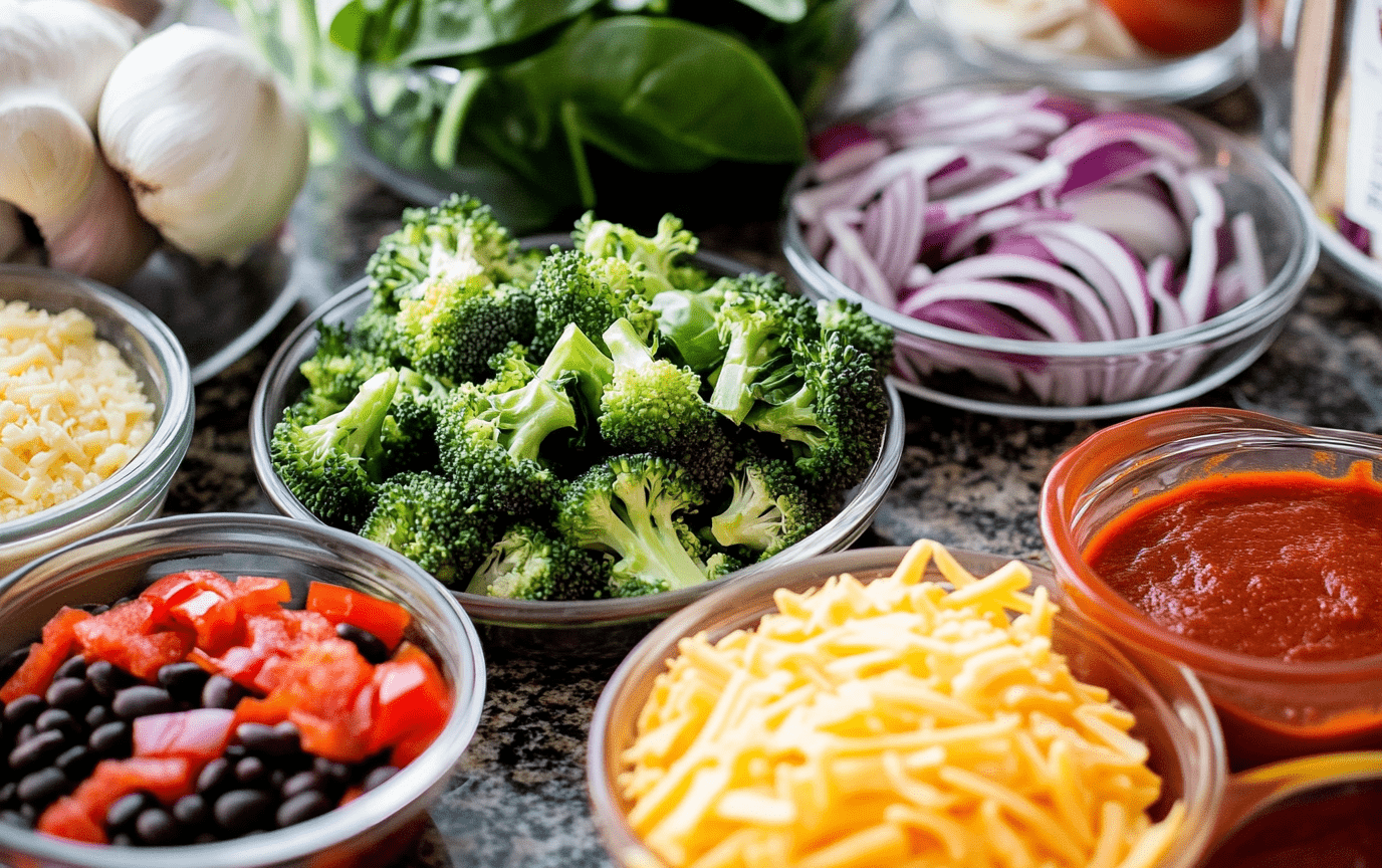 Veggie Black Bean Enchiladas - Light Orange Bean