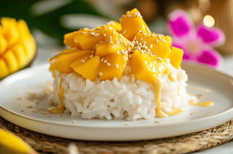 Coconut Mango Rice Delight - Light Orange Bean
