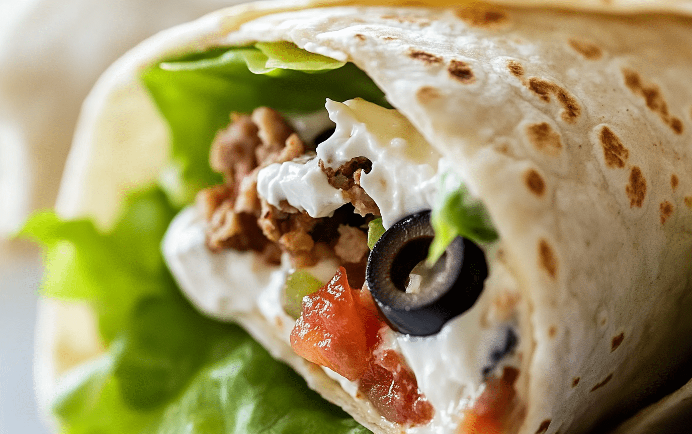 Vegan Quick Taco Wraps - Light Orange Bean