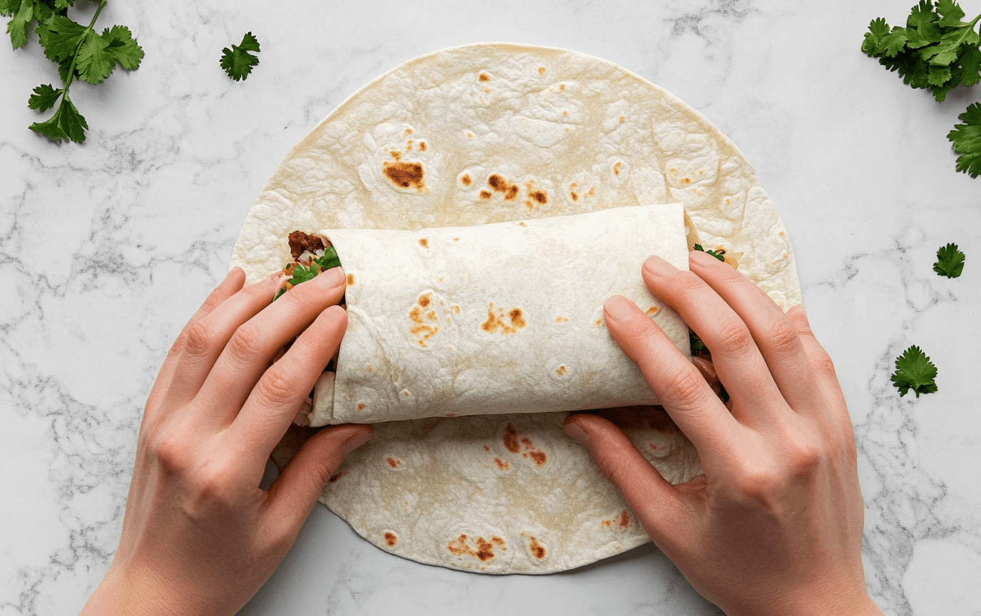 Vegan Quick Taco Wraps - Light Orange Bean