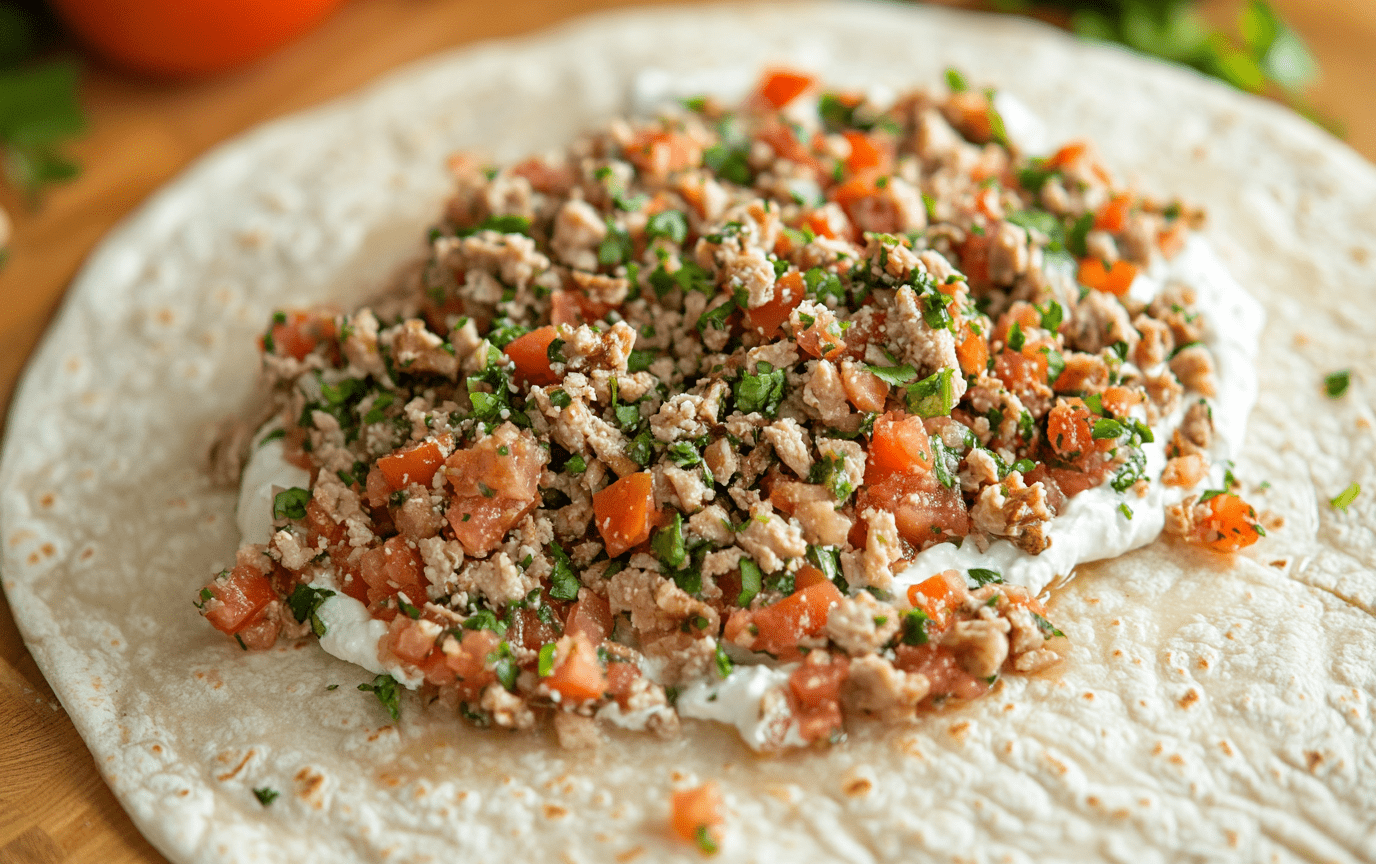 Vegan Quick Taco Wraps - Light Orange Bean