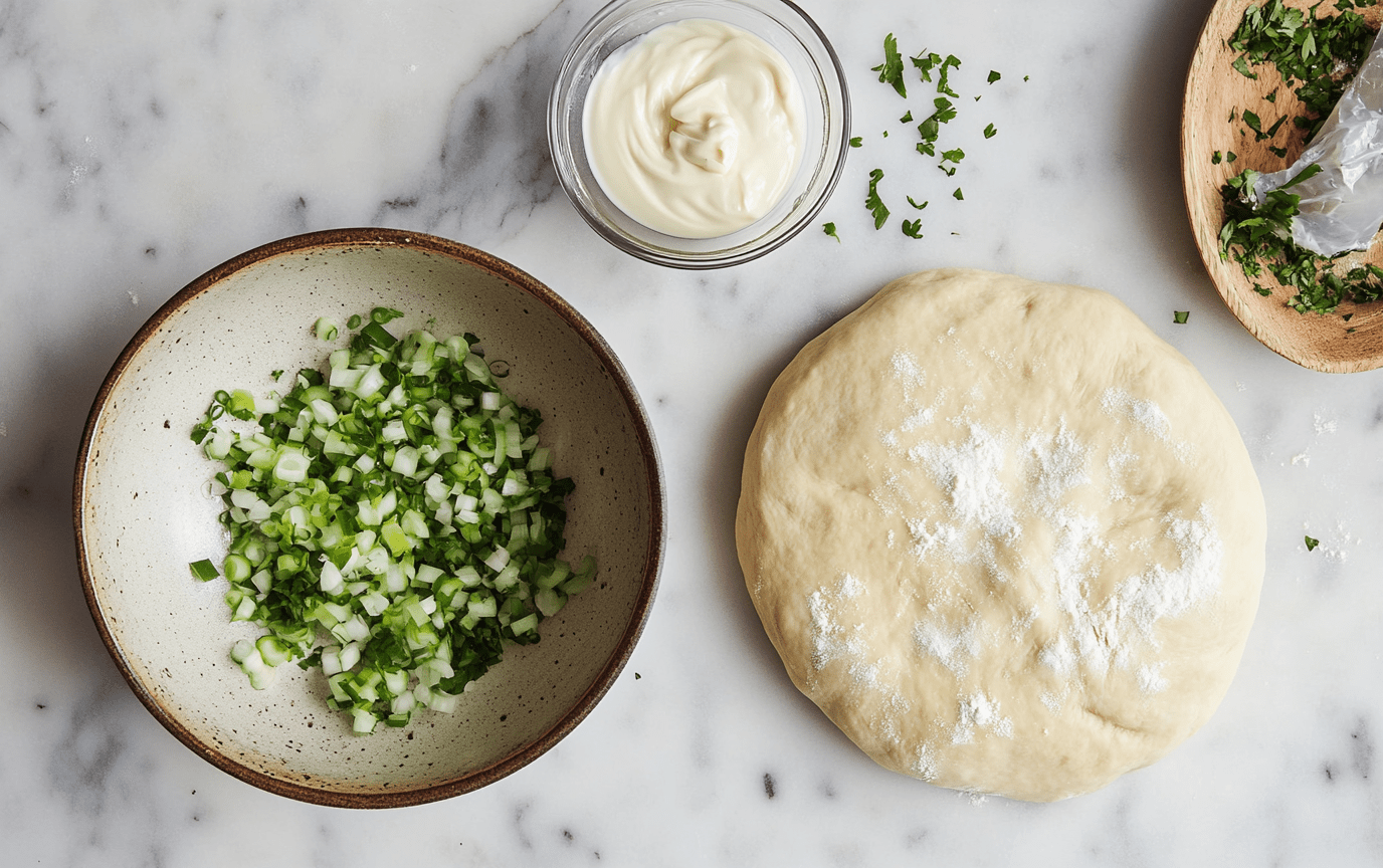 Perfect Savory Scallion Rolls - Light Orange Bean