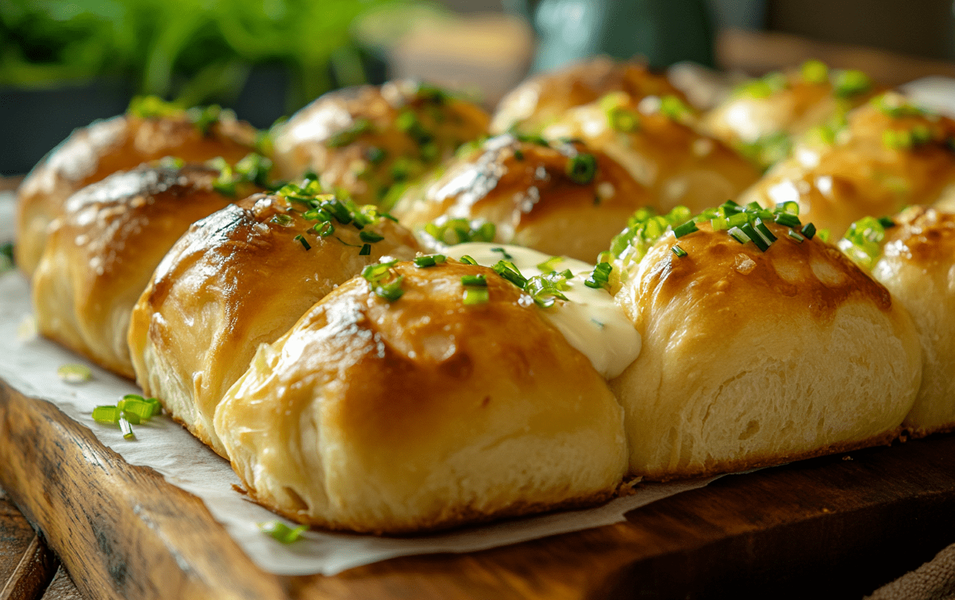 Perfect Savory Scallion Rolls - Light Orange Bean