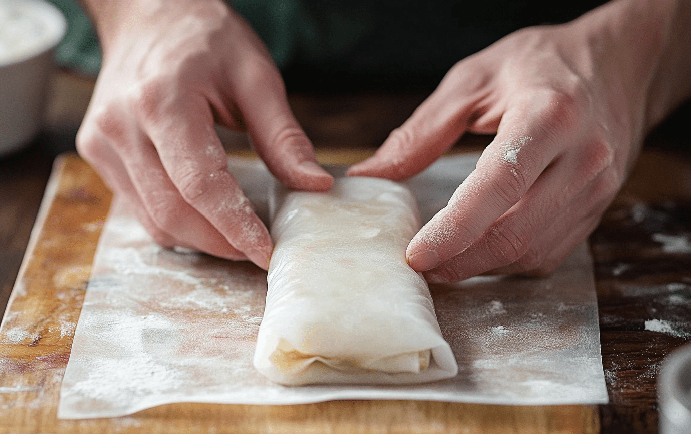 Best Crispy Veggie Spring Rolls - Light Orange Bean