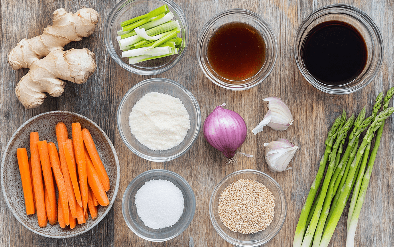 Healthy Springtime Veggie Stir-Fry - Light Orange Bean