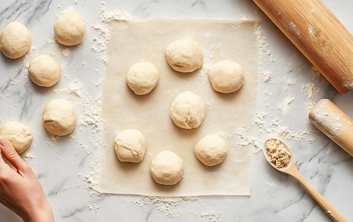 Easy Crispy Veggie Buns - Light Orange Bean