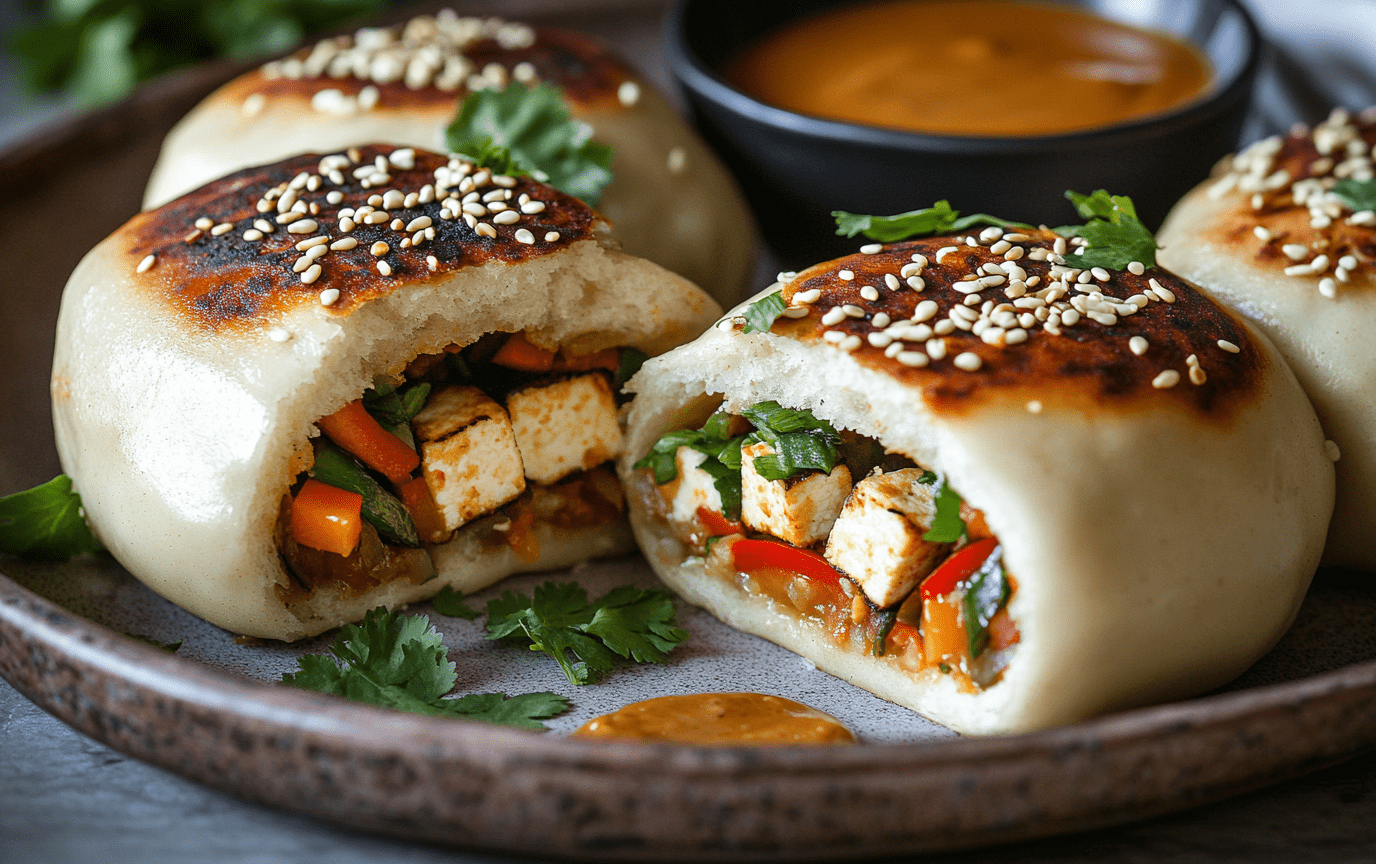 Easy Crispy Veggie Buns - Light Orange Bean