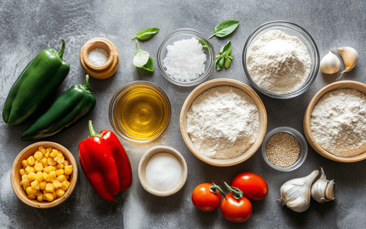 Vegan Chiles Rellenos Squares - Light Orange Bean