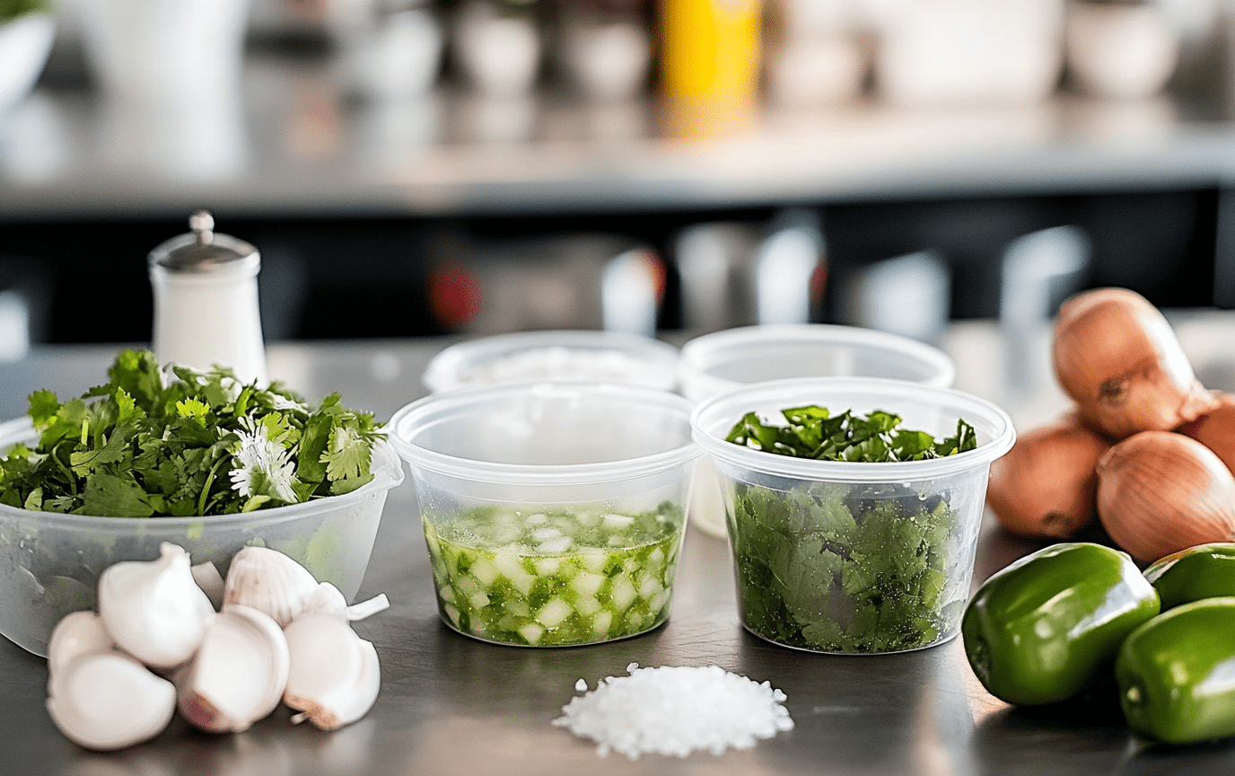 Zesty Green Salsa - Light Orange Bean