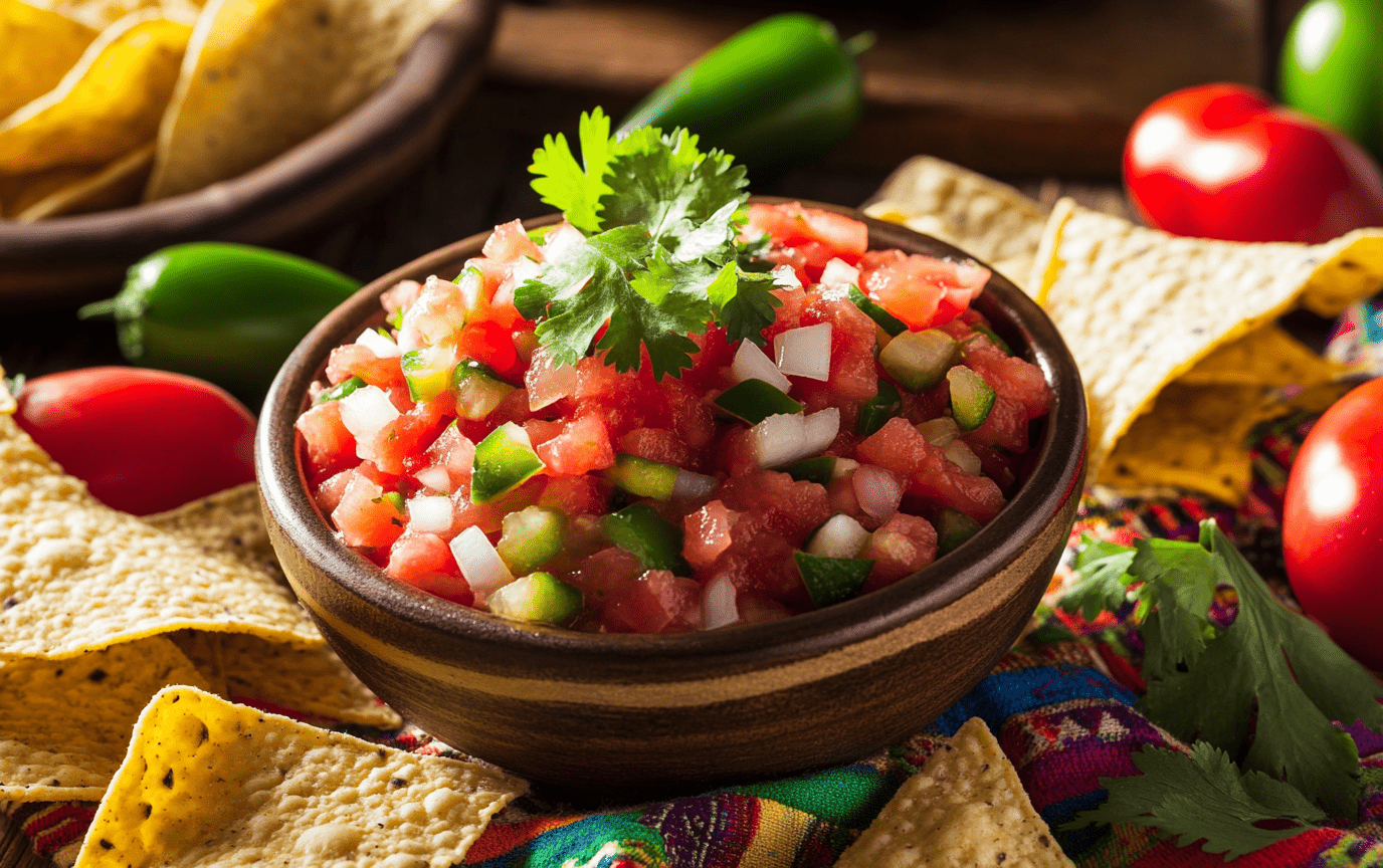 Easy Fresh Tomato Salsa - Light Orange Bean