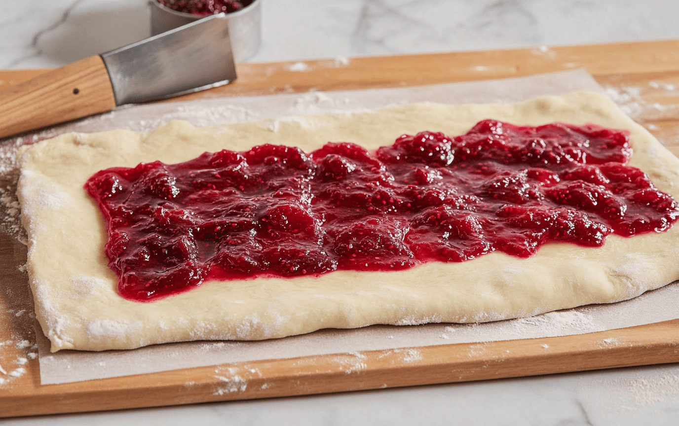 Perfect Vegan Raspberry Rolls - Light Orange Bean
