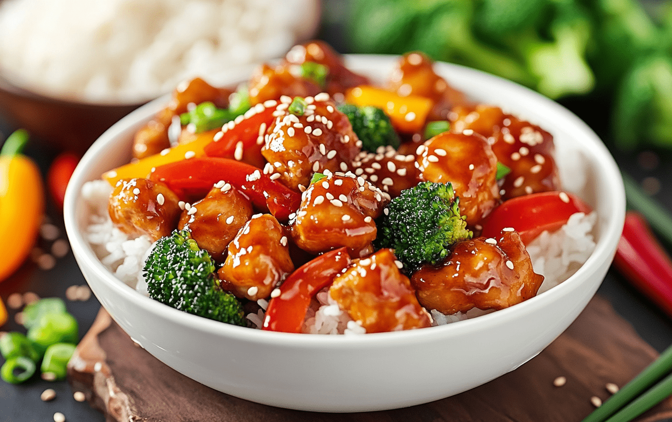 Savory Chicken Stir-Fry - Light Orange Bean