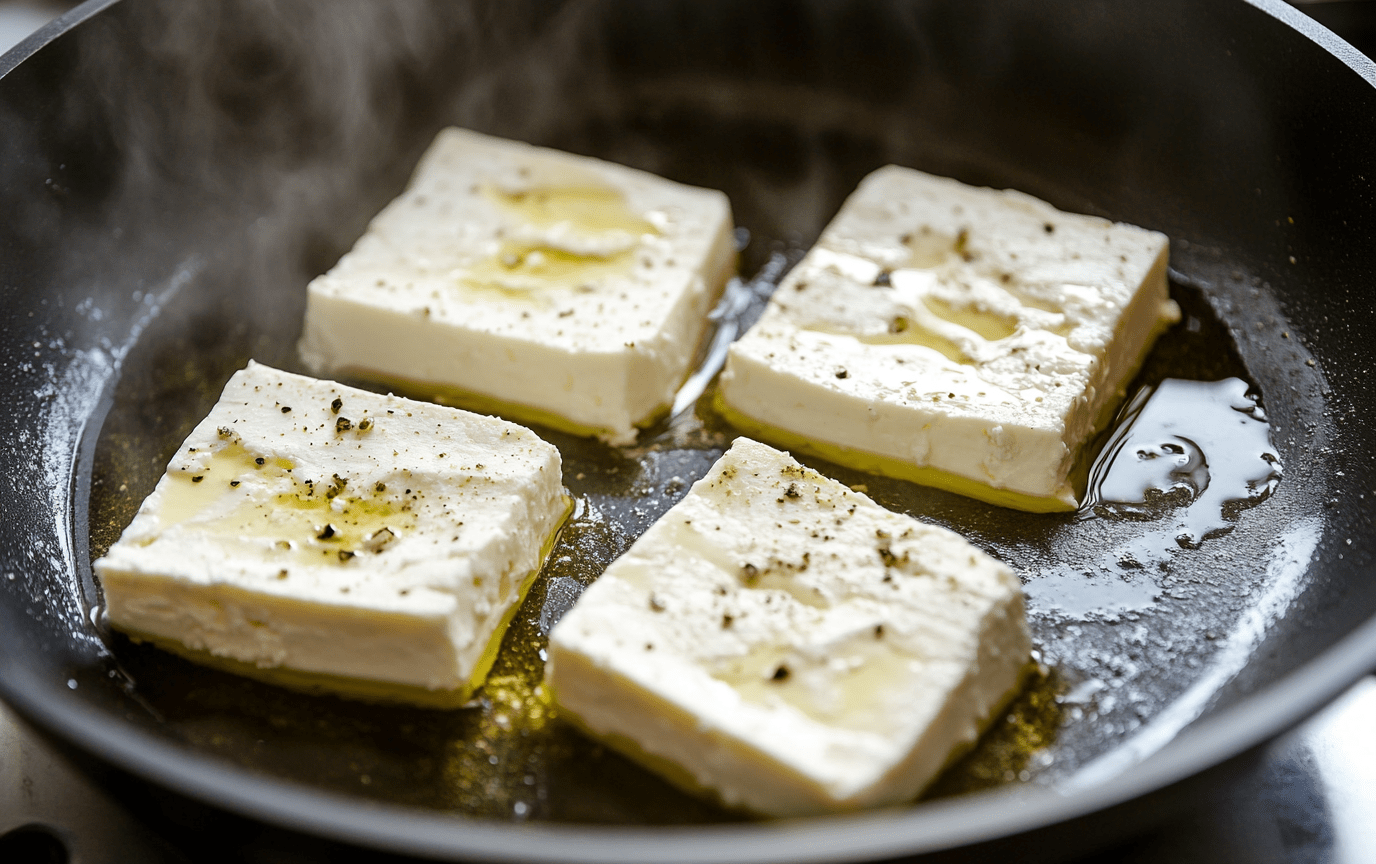 Grilled Veggie and Crispy Feta Salad - Light Orange Bean