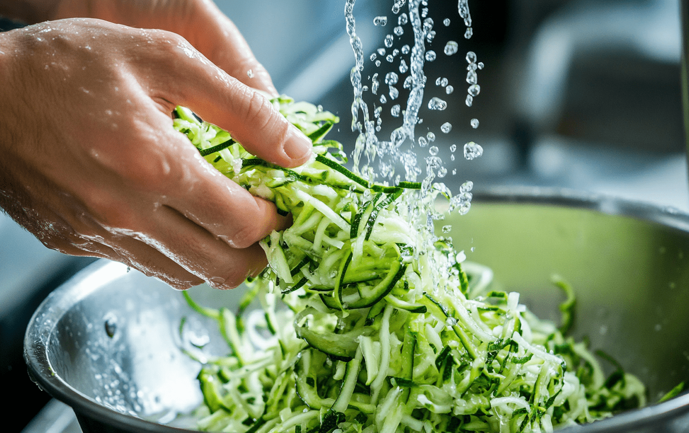 Delicious Vegan Zucchini Patties - Light Orange Bean