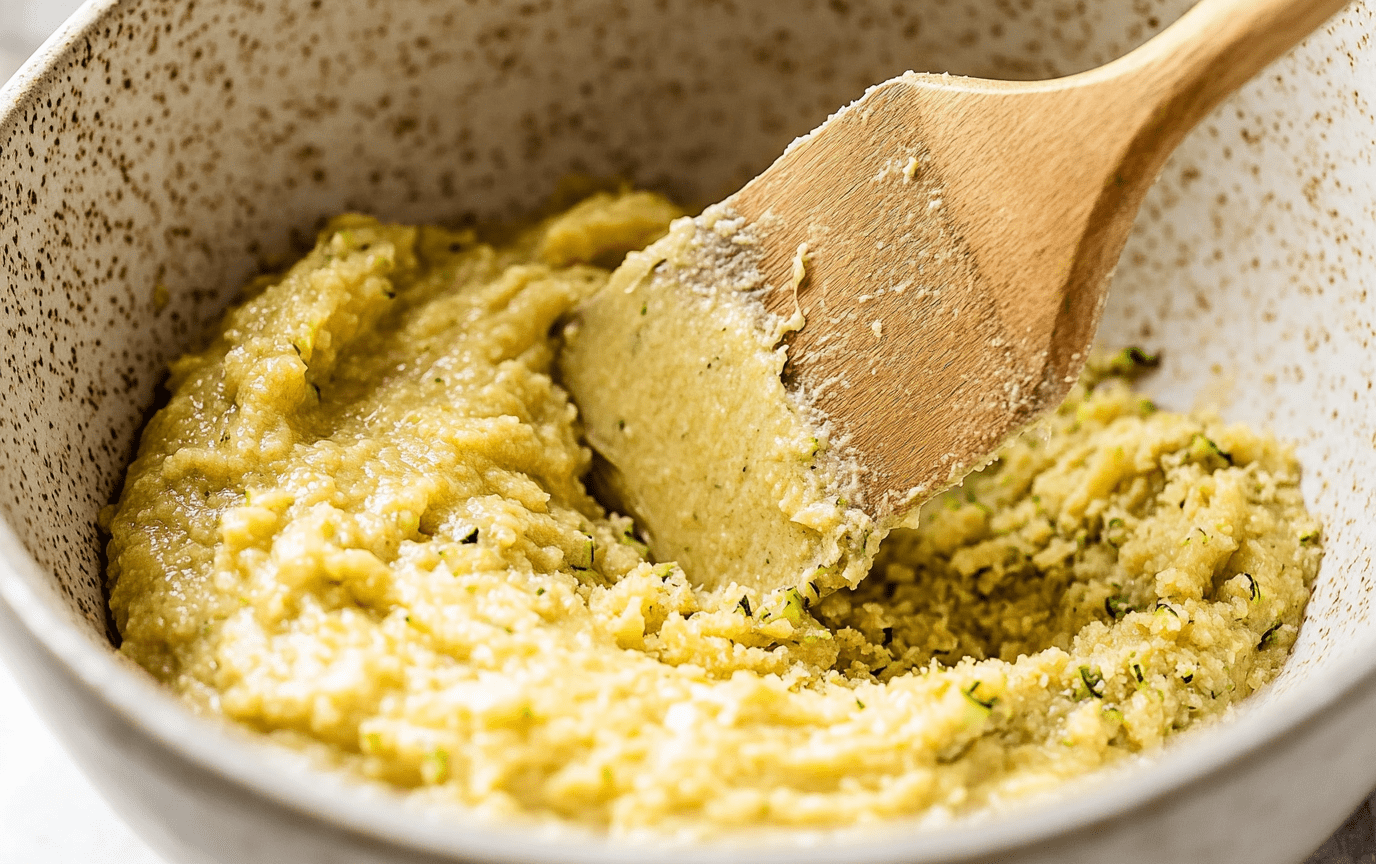 Delicious Vegan Zucchini Patties - Light Orange Bean