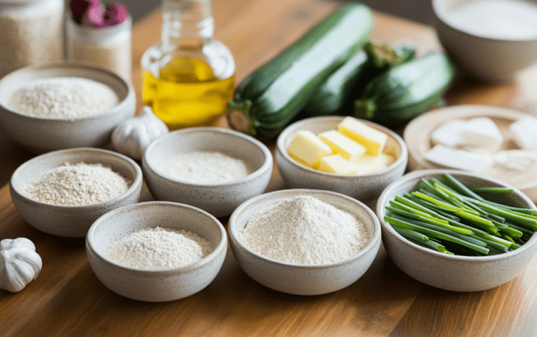 Delicious Vegan Zucchini Patties - Light Orange Bean