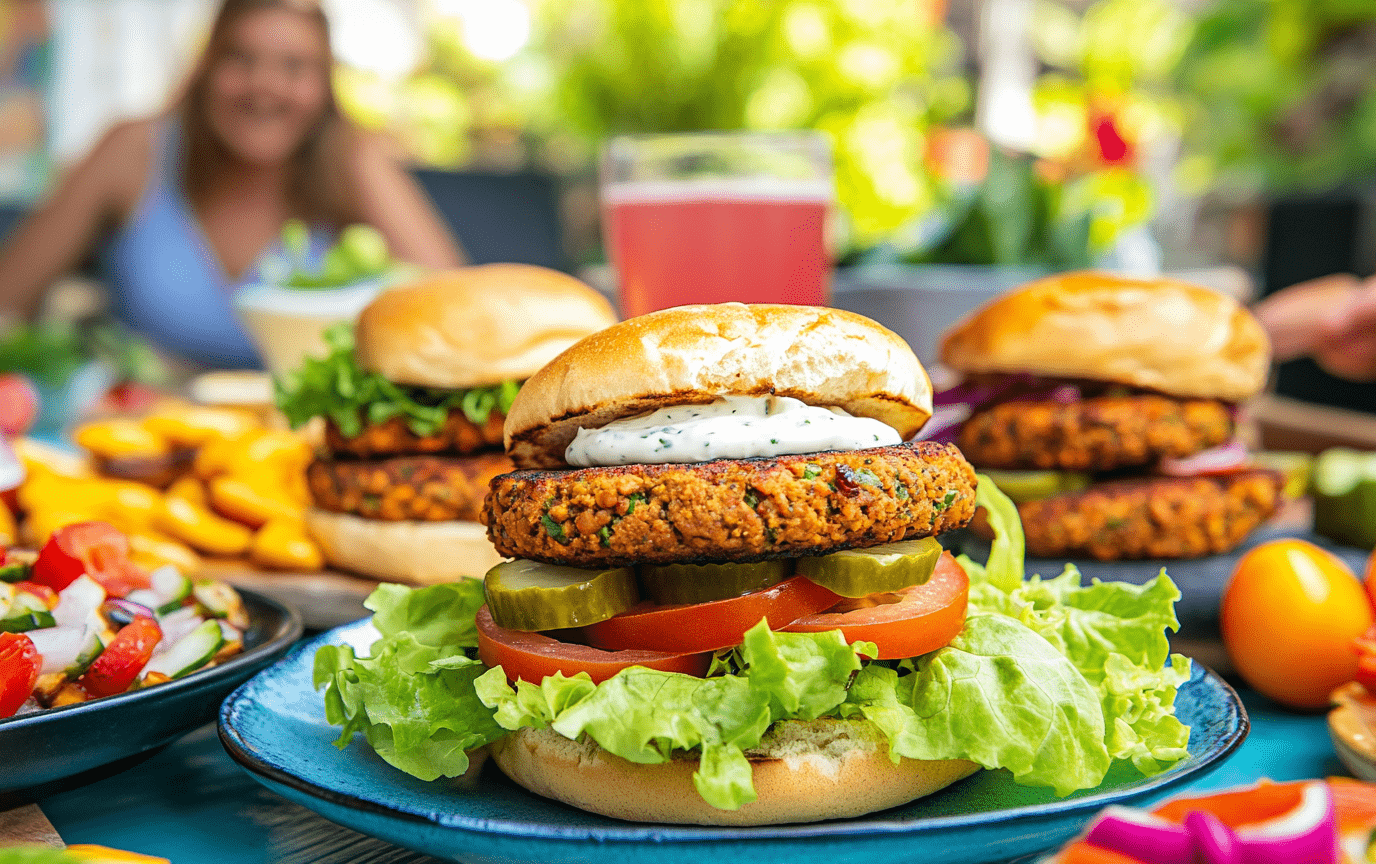 Healthy Ultimate Veggie Patties - Light Orange Bean