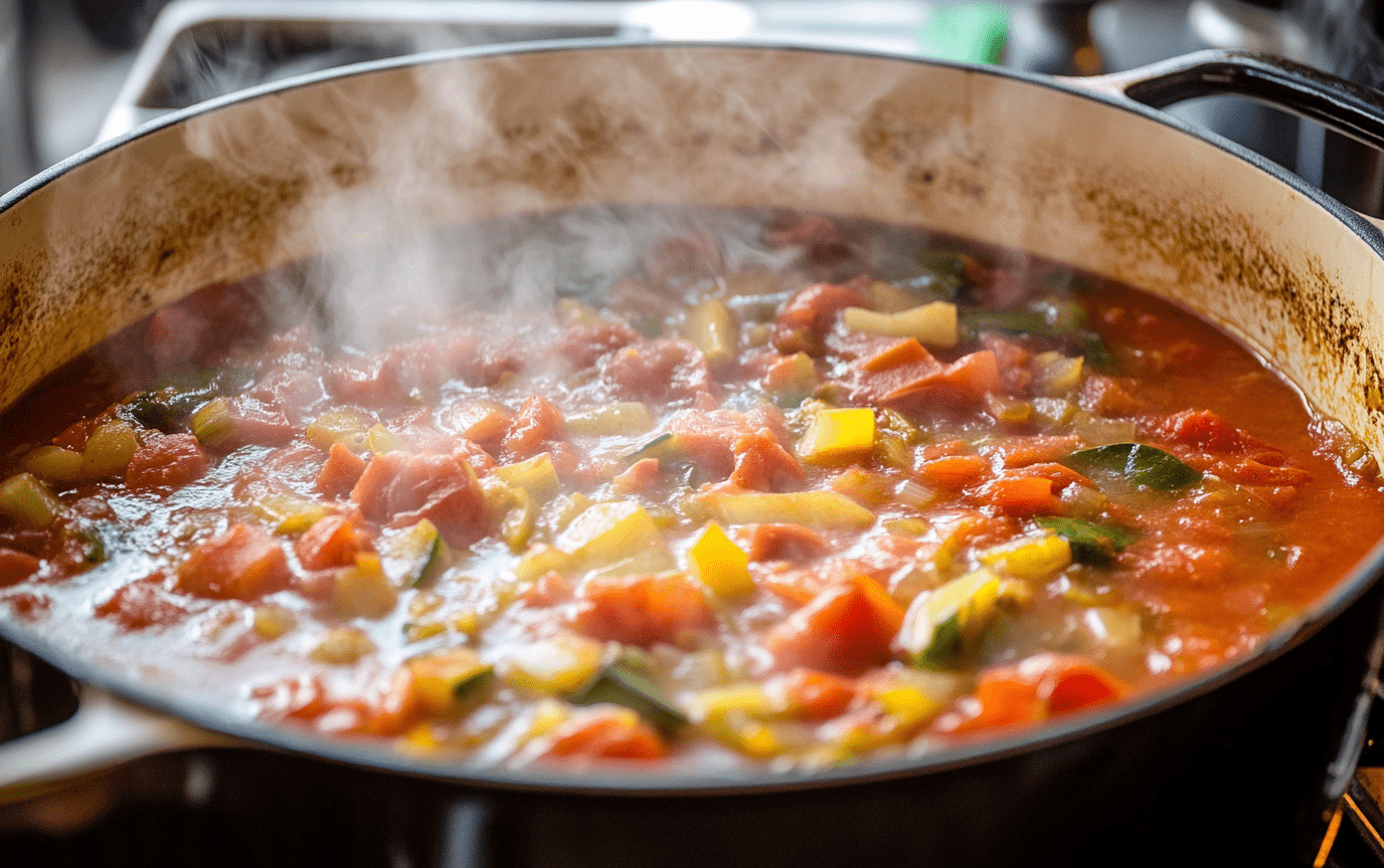 Quick Vegan Stew - Light Orange Bean