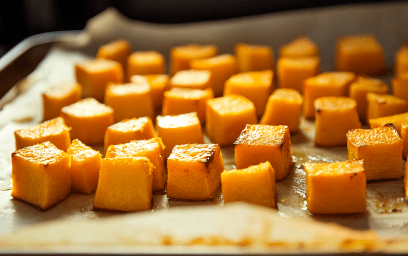 Vegan Creamy Butternut Squash Pudding - Light Orange Bean