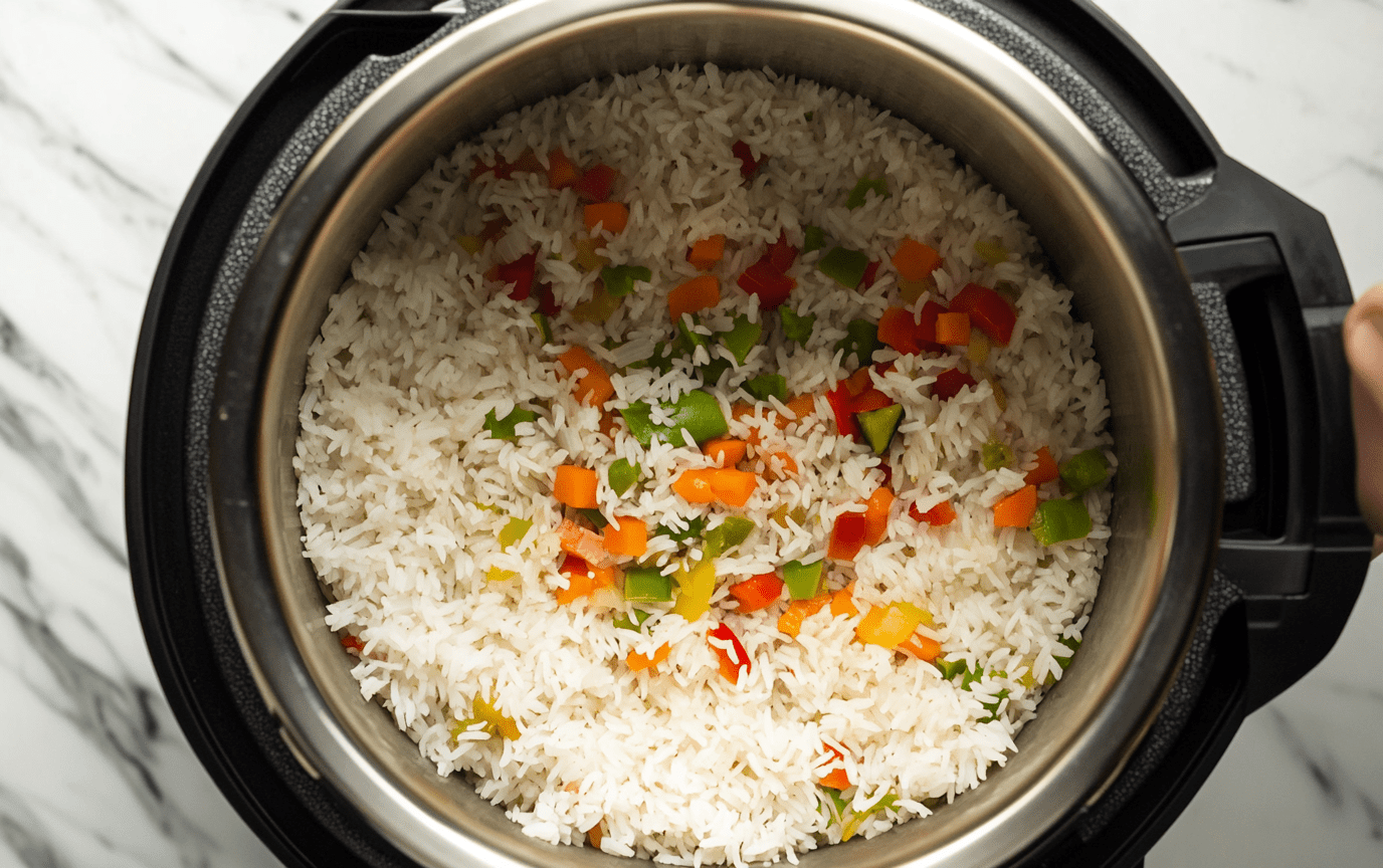 Mixed Veg Rice Delight - Light Orange Bean