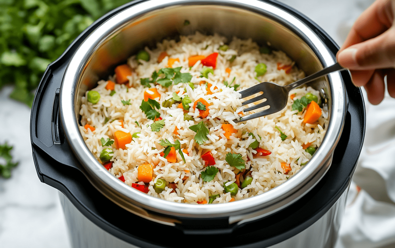 Mixed Veg Rice Delight - Light Orange Bean