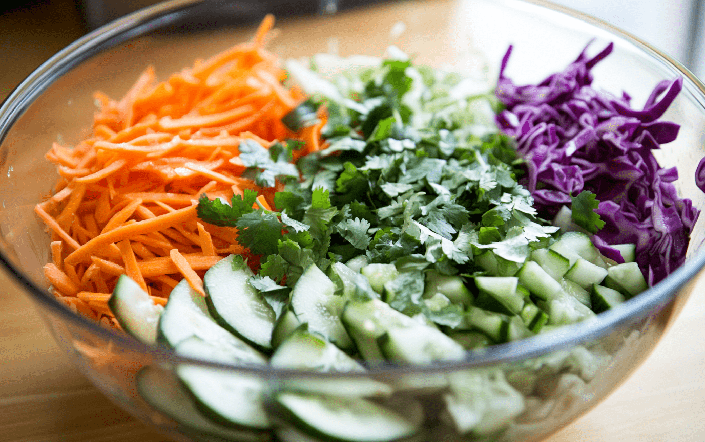 Perfect Chilled Soba Salad with Nutty Dressing - Light Orange Bean