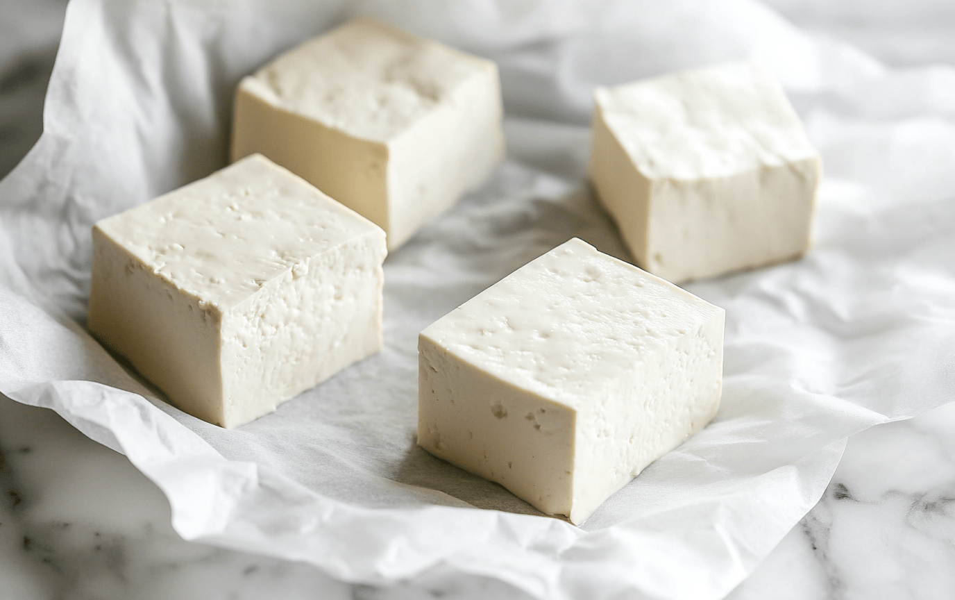 Baked Teriyaki Tofu Delight - Light Orange Bean