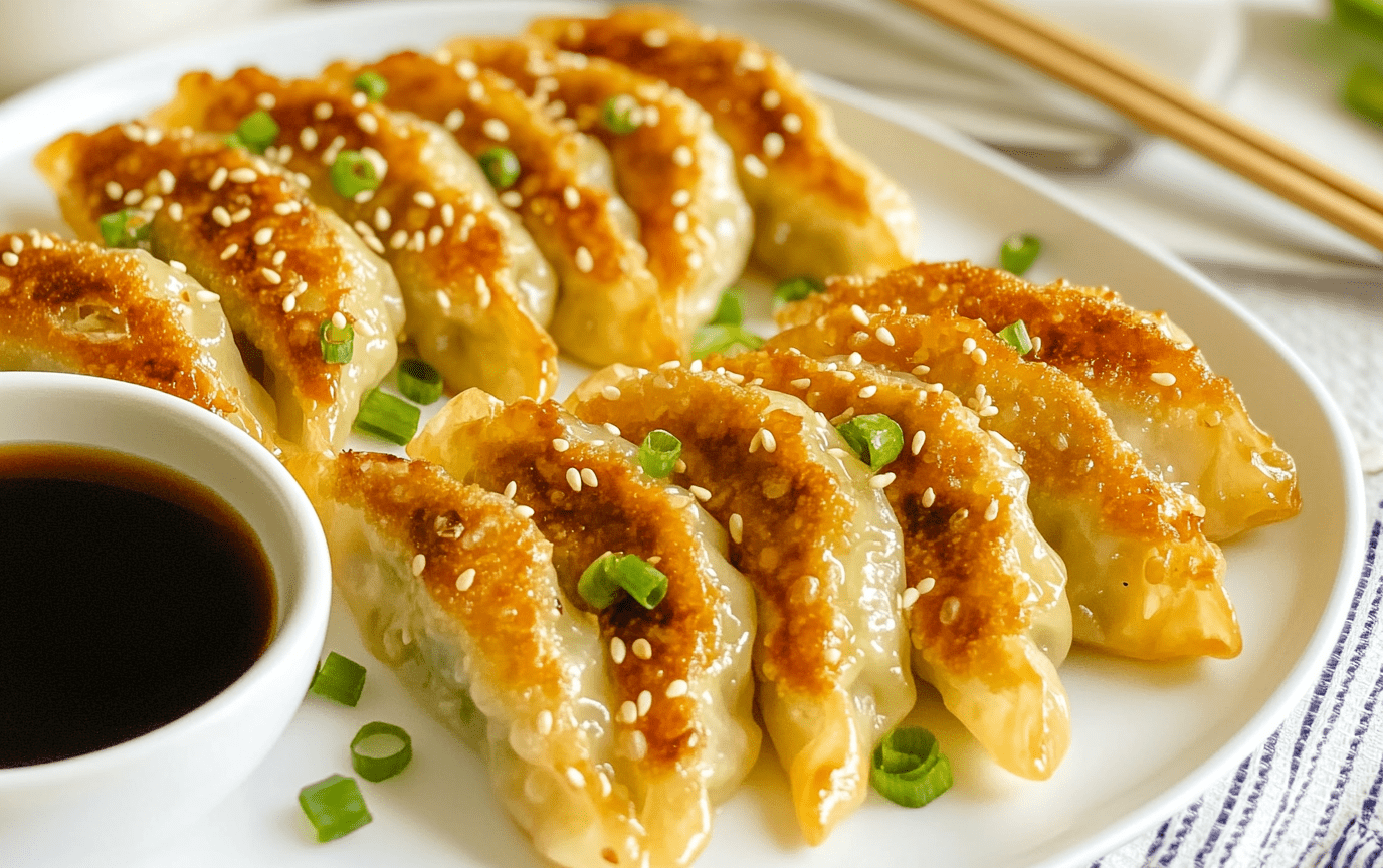 Best Vegan Japanese Dumplings - Light Orange Bean