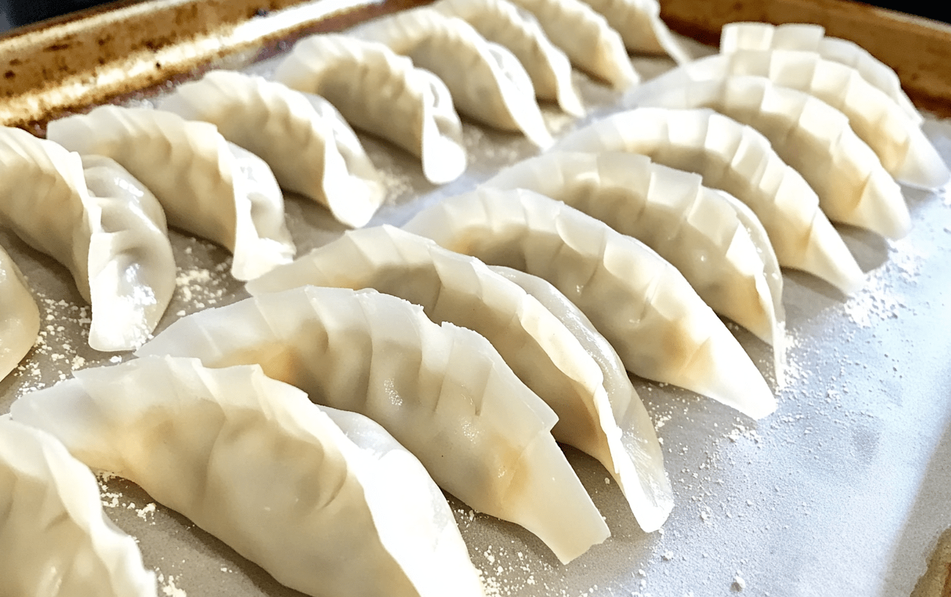 Best Vegan Japanese Dumplings - Light Orange Bean