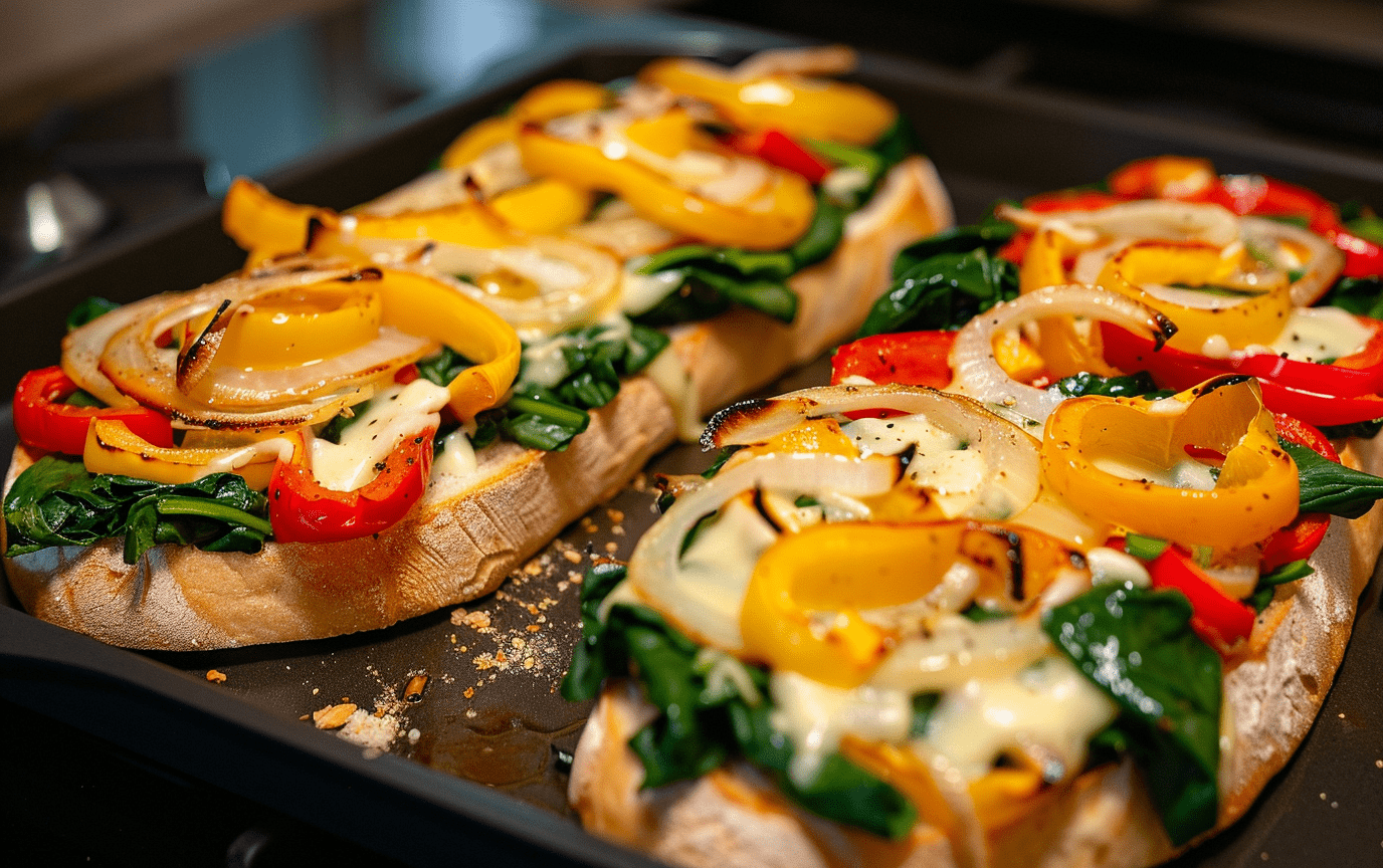 Veggie Grilled Cheese Delight Sandwich - Light Orange Bean