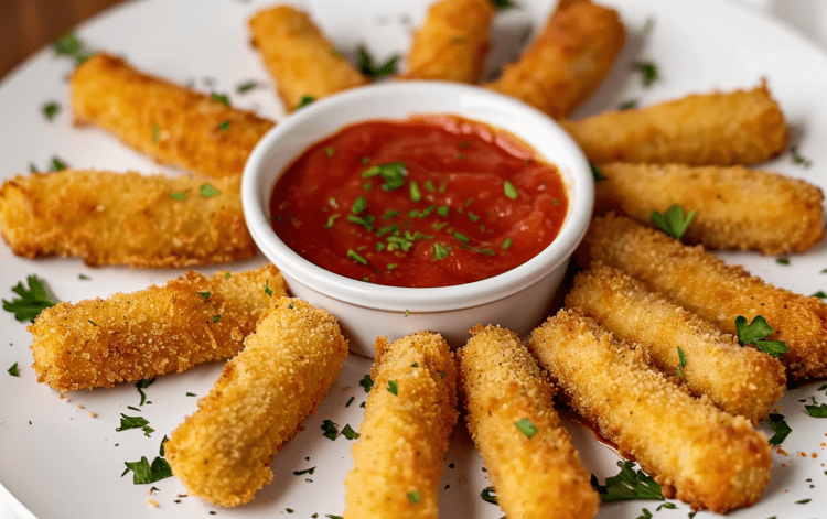 Vegan Mozzarella Cheese Sticks - Light Orange Bean
