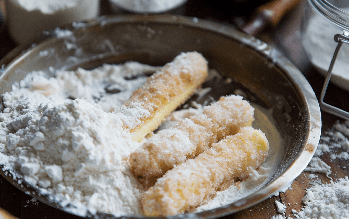 Vegan Mozzarella Cheese Sticks - Light Orange Bean