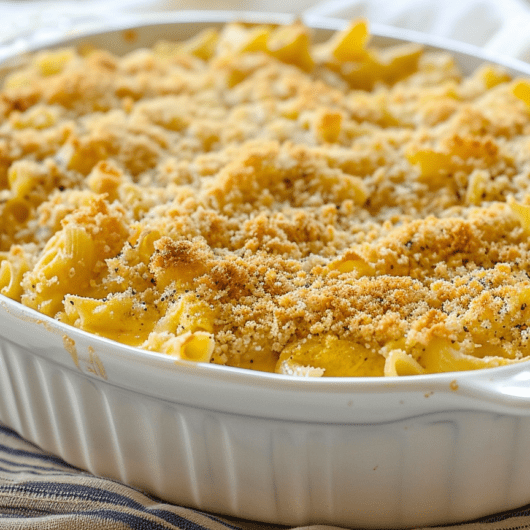 Creamy Vegan Macaroni - Light Orange Bean