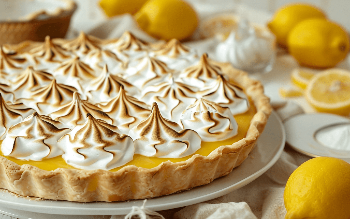 Vegan Lemon Delight Pie - Light Orange Bean