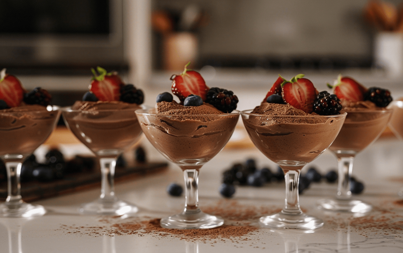 Quick Vegan Chocolate Mousse - Light Orange Bean