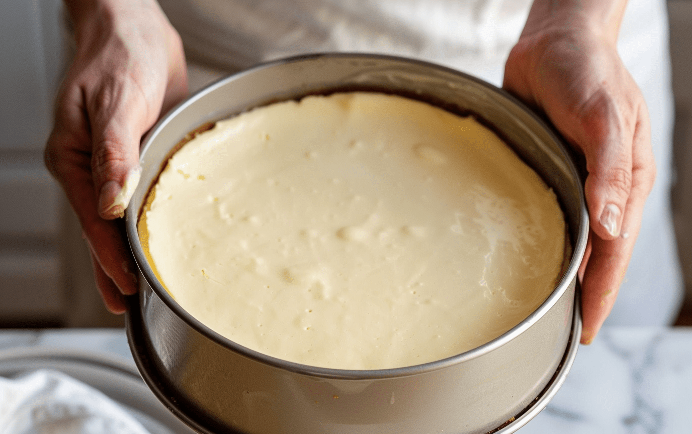 Vegan Vanilla Delight Cheesecake - Light Orange Bean
