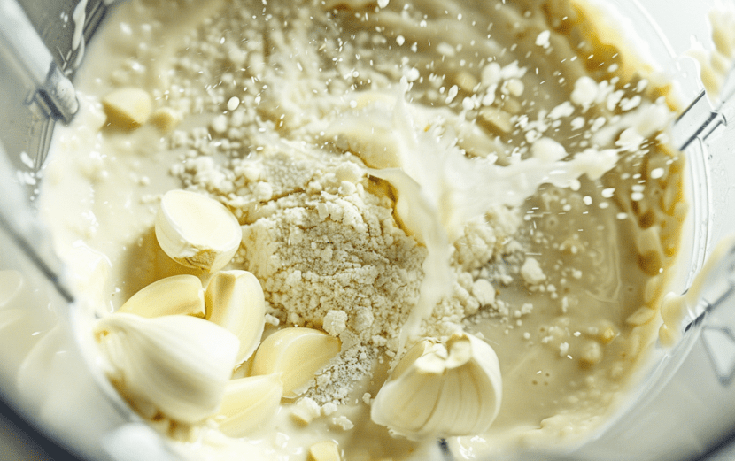 Garlic Herb Vegan Cheese Spread - Light Orange Bean