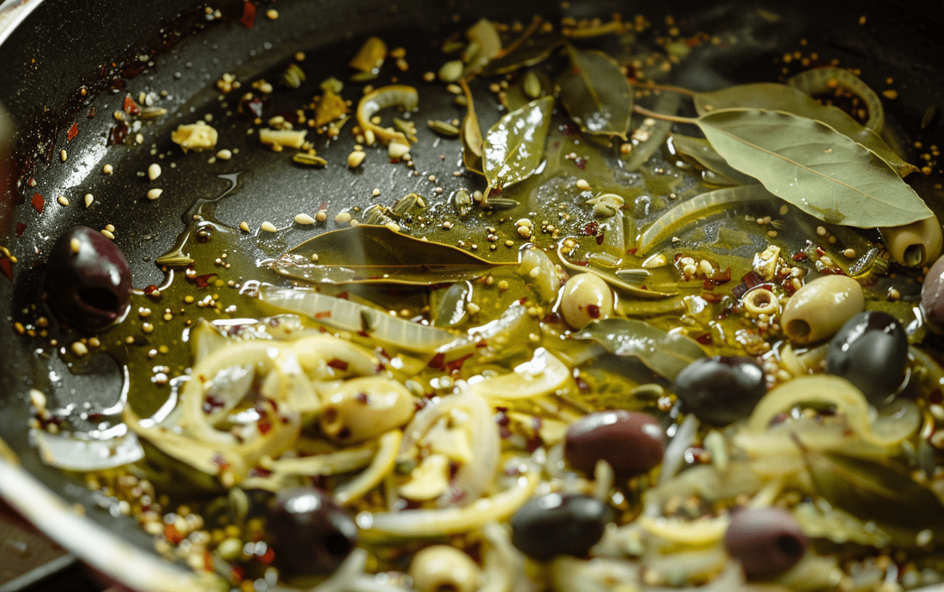 Warm Spiced Olives - Light Orange Bean